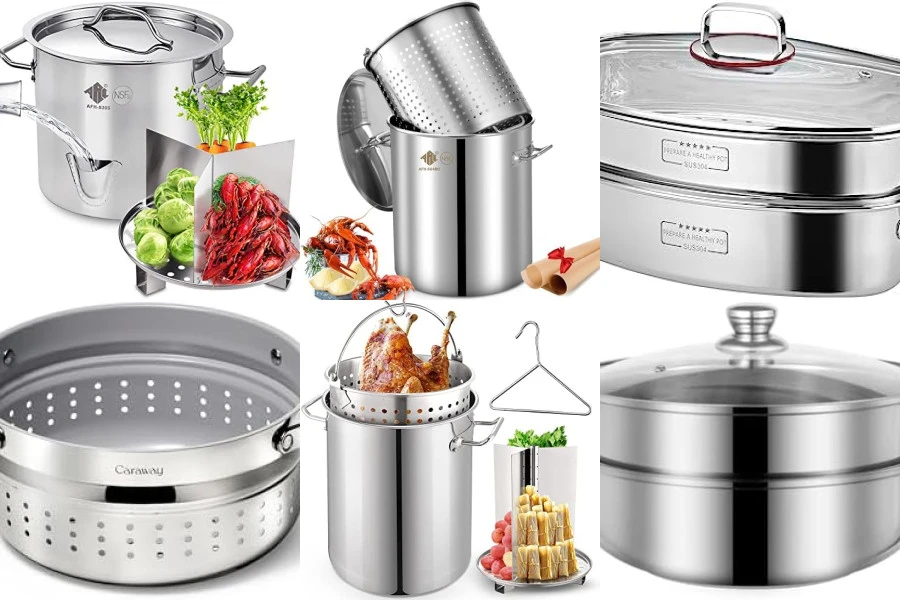 Premium Seafood Steamer for Perfectly Steamed Dishes ...